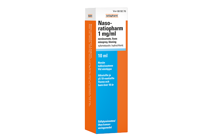 Naso-ratiopharm 1 mg/ml nenäsumute | Teva Finland